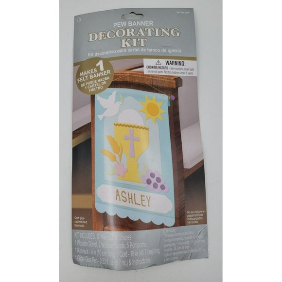 Other | New First Communion Banner Kit Diy Holy Door Hanging Pew Banner ...